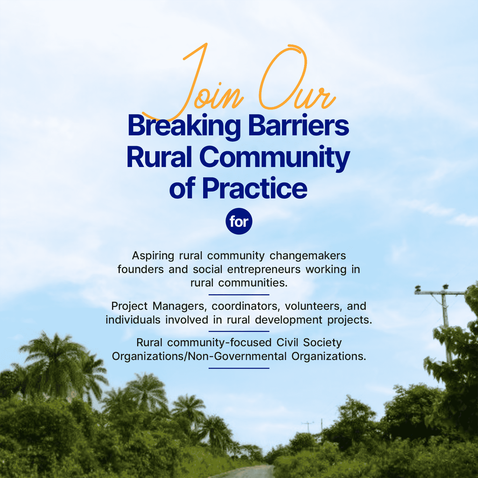 Join the Breaking Barriers Rural Community of Practice - Tech Herfrica